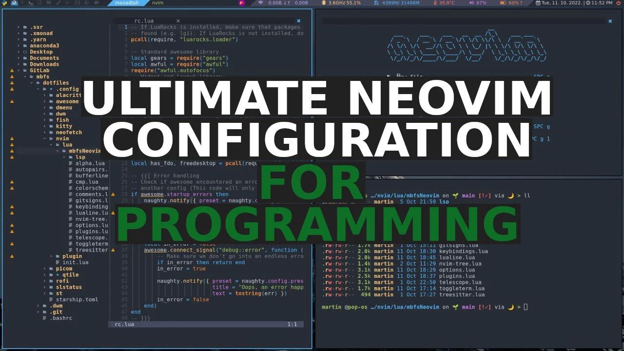 Complete tour of my Neovim configuration