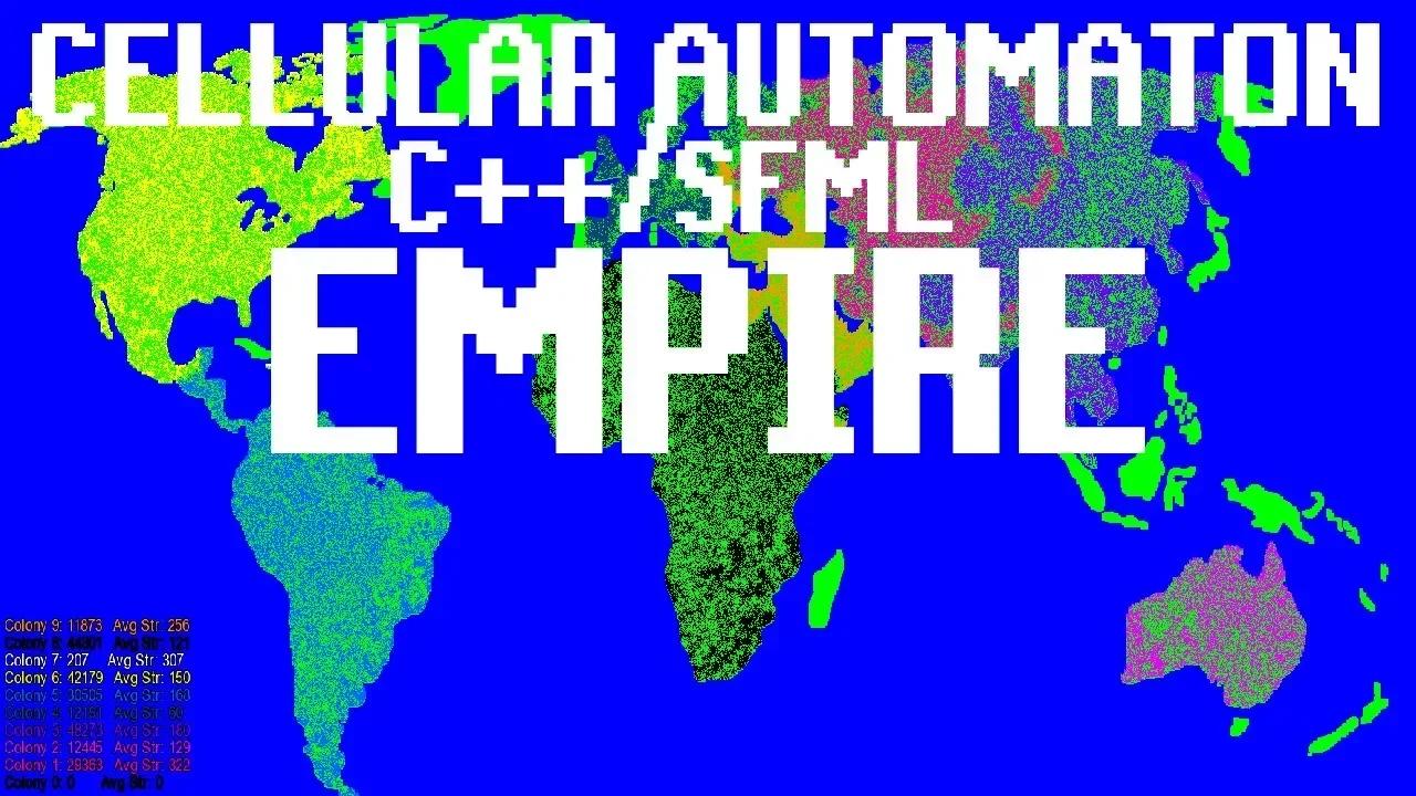 Coding Empire Cellular Automaton In Csfml
