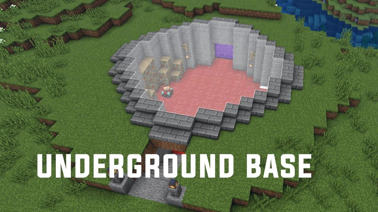How to easy build an underground base