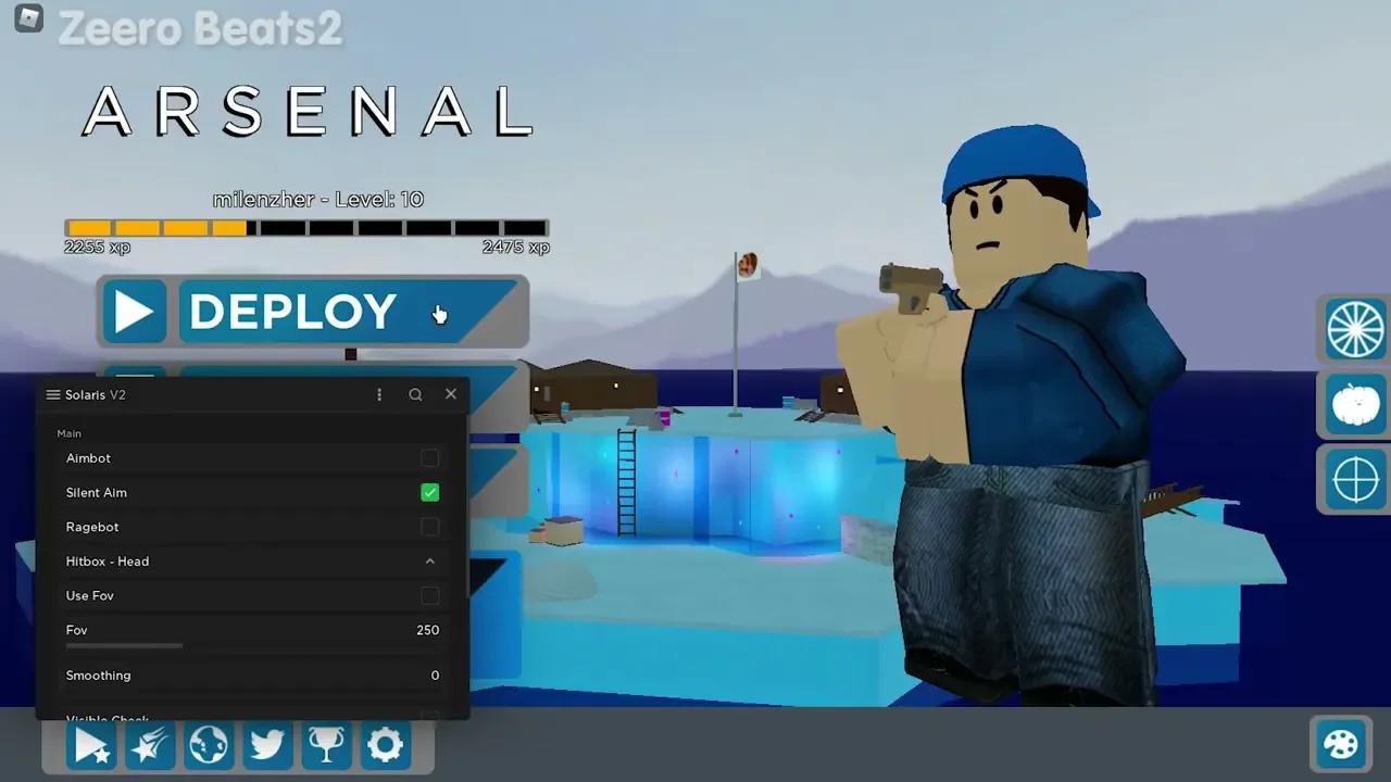 New Arsenal Aimbot & ESP Roblox Script 2021 / arsenal hack / script