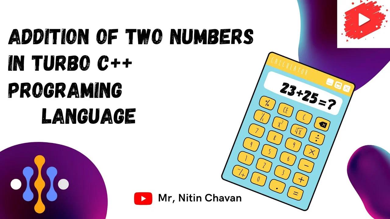 Addition of two numbers in turbo C Programing language #coding #new # ...