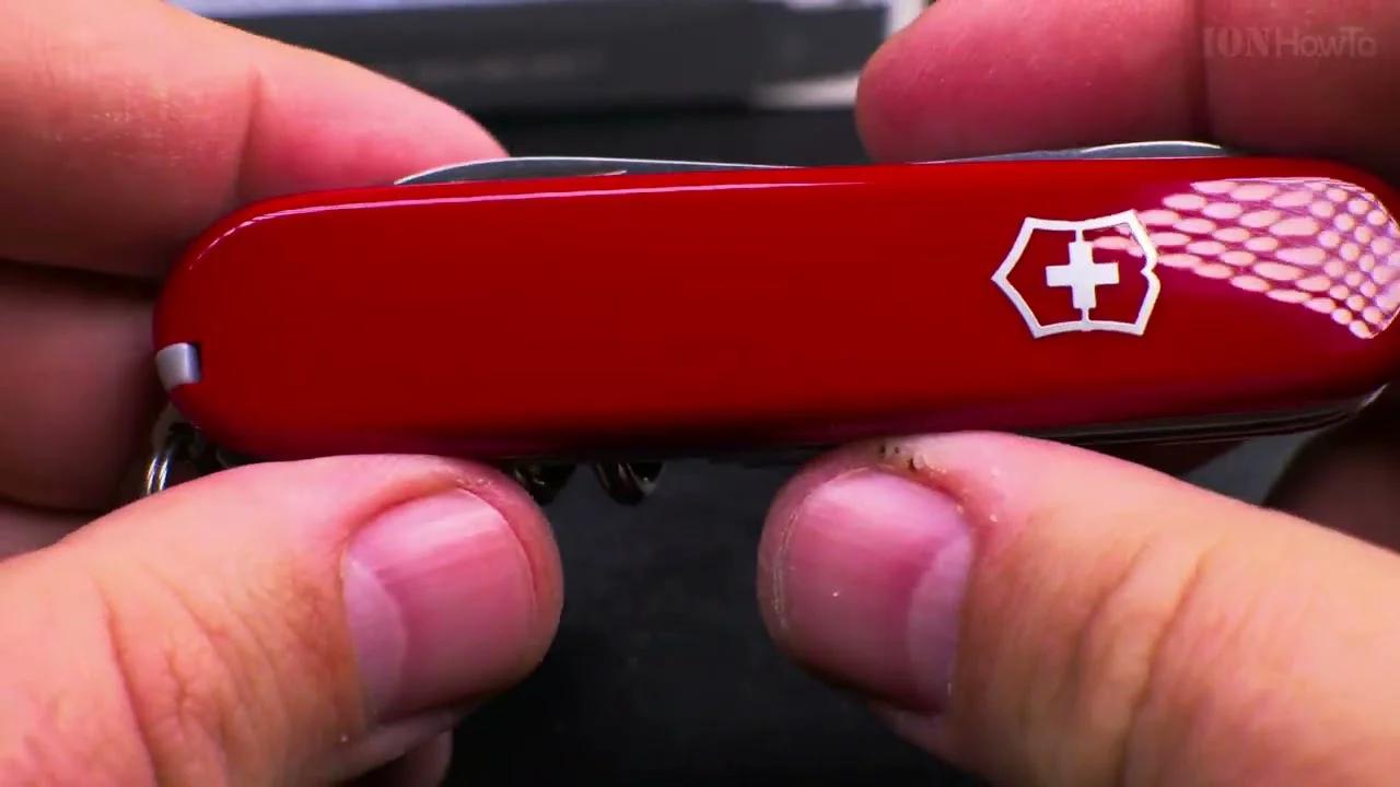 Detailed Victorinox Compact Swiss Army Knife Functions