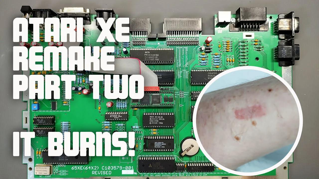 Atari XE Remake Motherboard Part 2