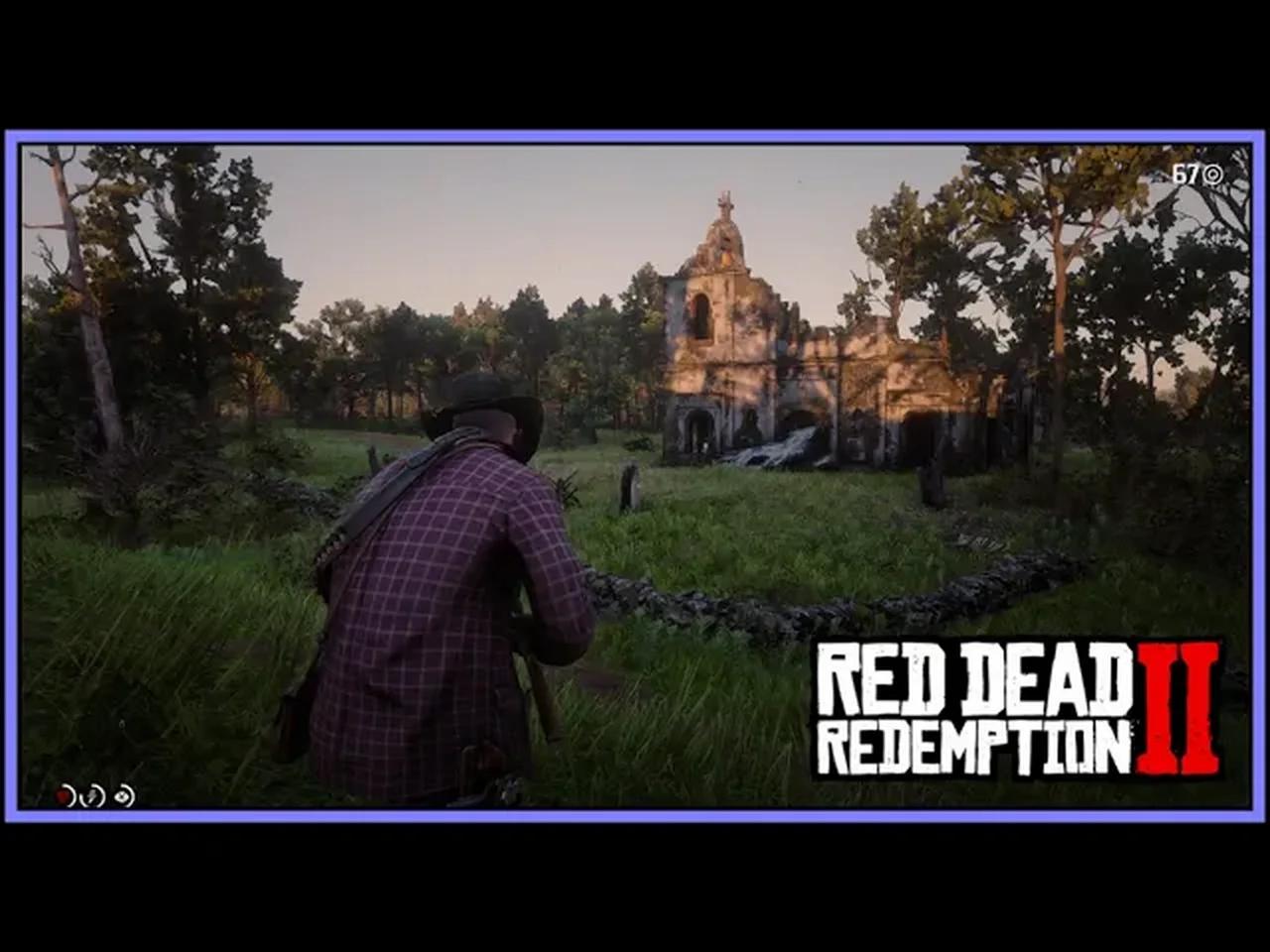 the abandoned church, A igreja abandonada ,RED DEAD REDEMPTION 2