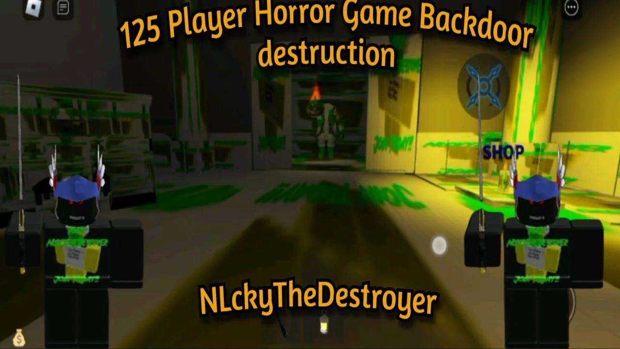 Roblox Backdoor Exploiting - 125 Player Horror Game Destruction (Others ...