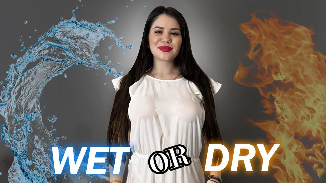 Wet vs Dry: White Dresses | What if it rains?
