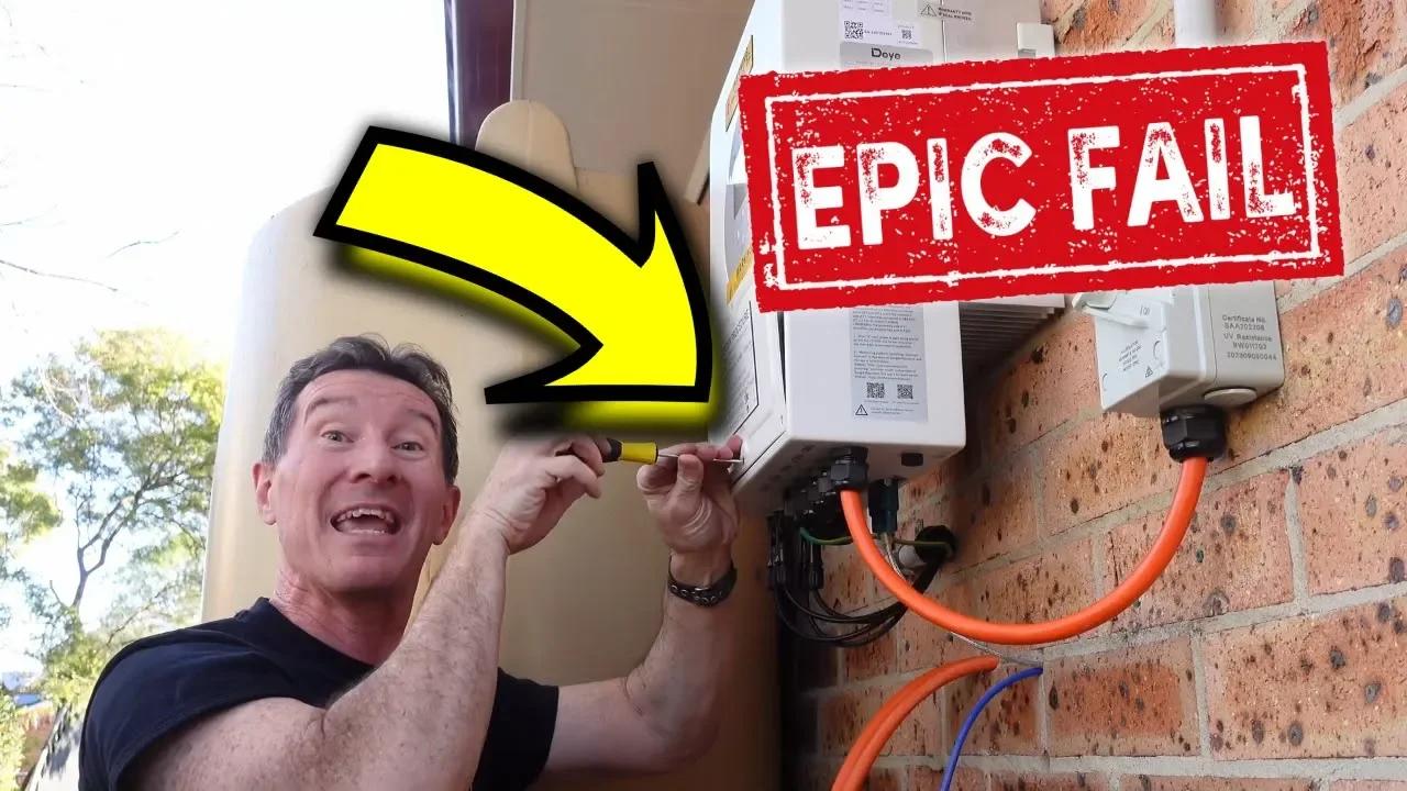 Solar Power Install FAIL #3