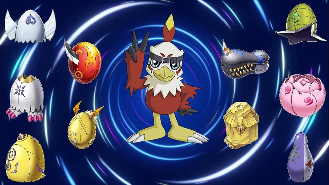Hawkmon Armor Evolution Line!