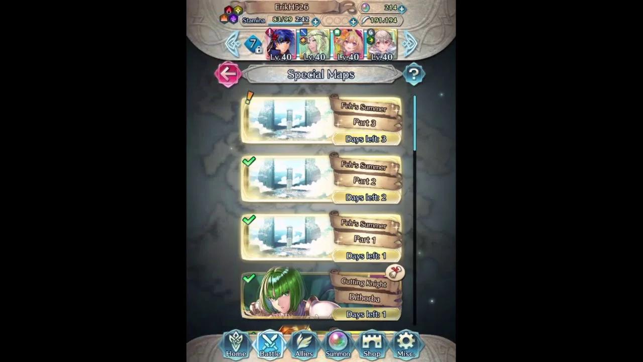 ErikH526 - Fire Emblem Heroes - Special Maps Feh's Summer Part 3 - 08-04-2021