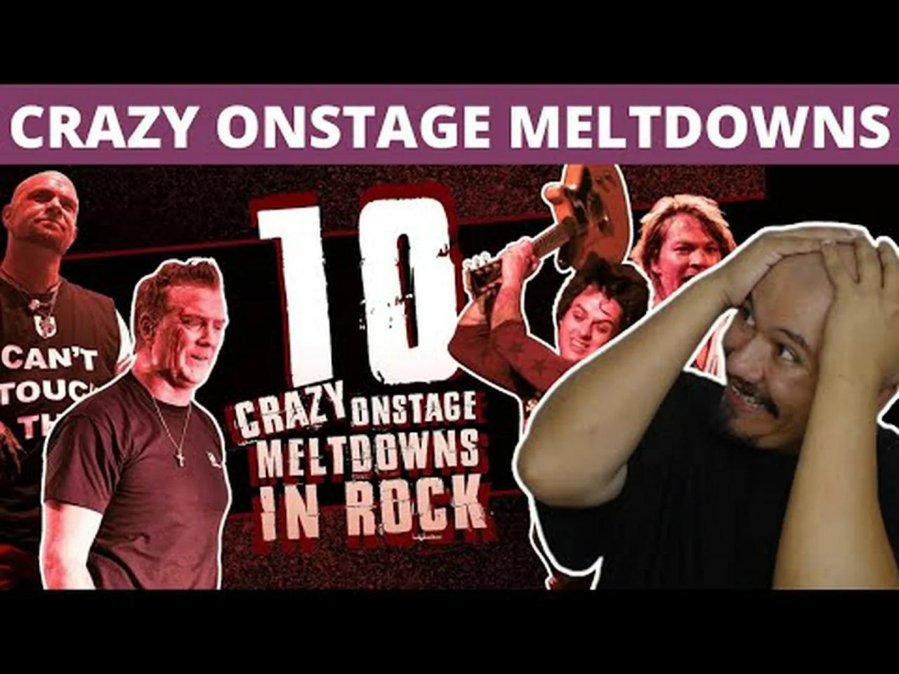 10 Crazy Onstage Meltdowns In Rock Rocked Todayon Youtube Reacts