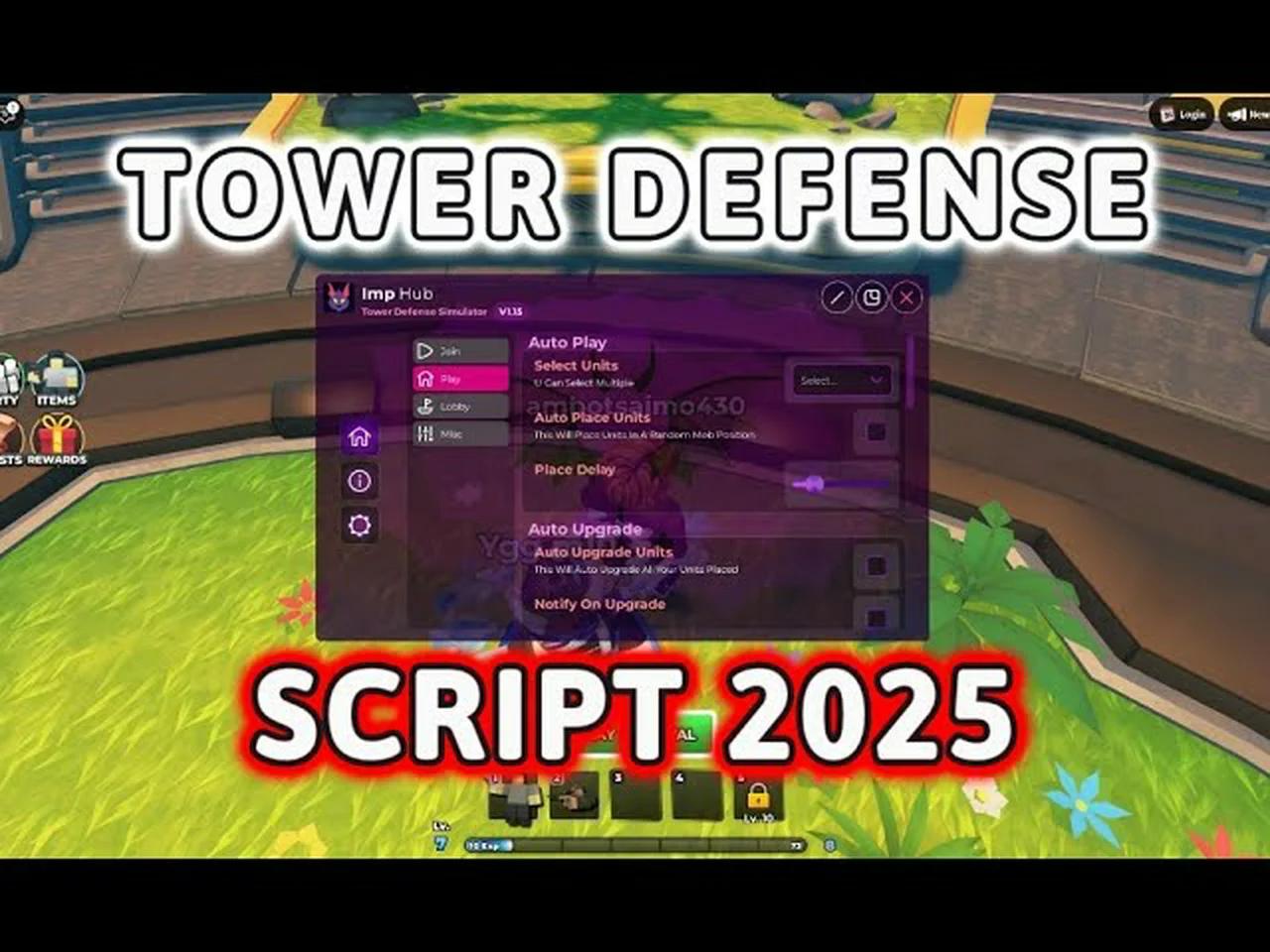 NEW Tower Defense Simulator SCRIPT ROBLOX 🔥 Auto Win, Auto Farm And More