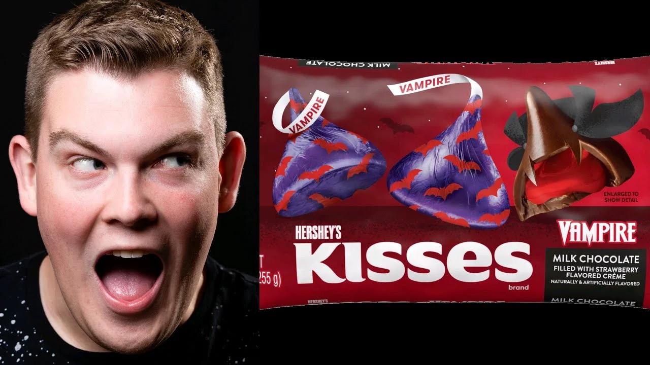VAMPIRE Hershey’s Kisses (Strawberry Creme) FOOD REVIEW
