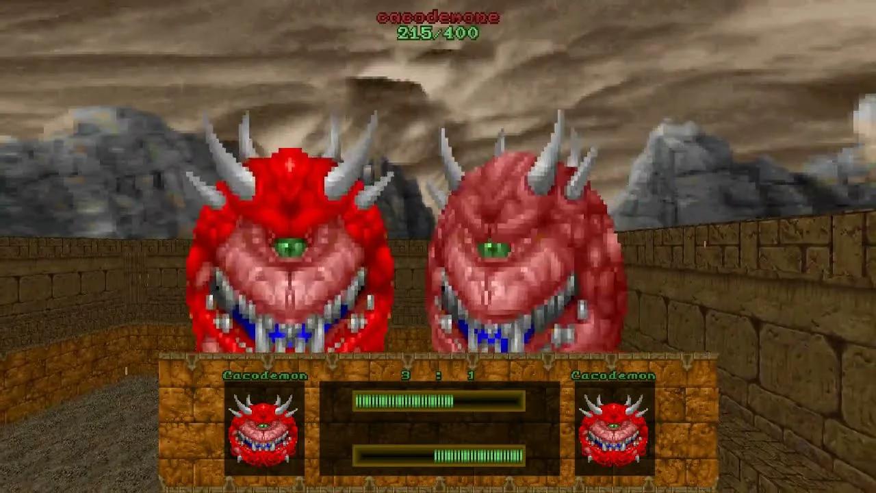 Doom: The Reconquest GZDoom mod - Arena Battle _ "Cacodemon Vs. Cacodemon"