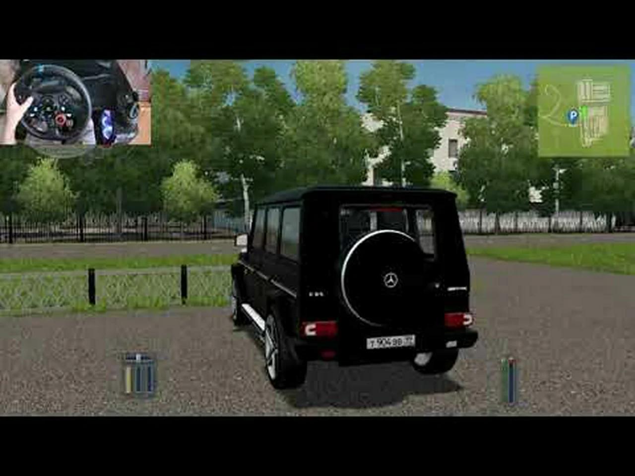 Mercedes Benz G65/City Car Driving/logitech g29 gameplay
