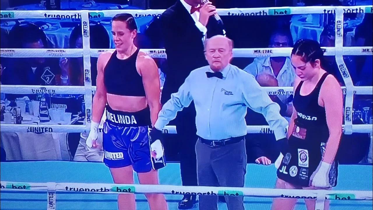 Melinda Watpool vs Silvia Silva Barraza Full Fight Reaction - United ...