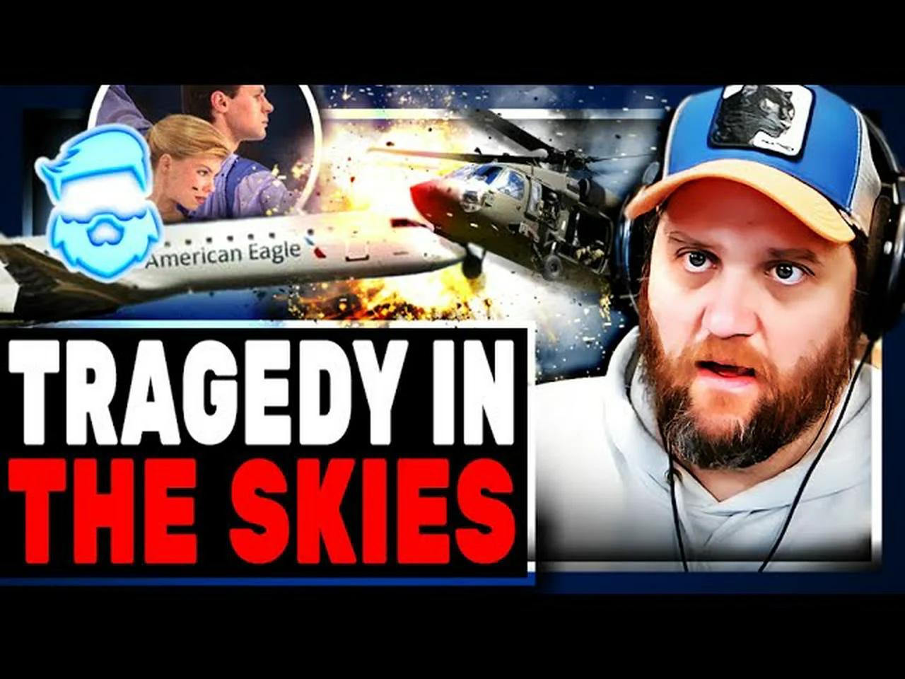 The TRUTH! Passenger Jet CRASHES After Collision With Helicopter Woke DEI Air Traffic Control Blamed