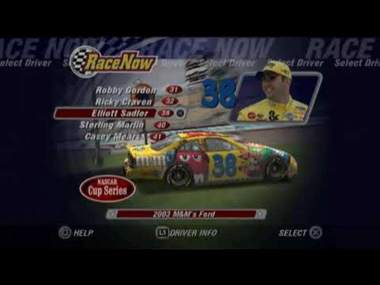 NASCAR Thunder 2004 (PS2 Gameplay)