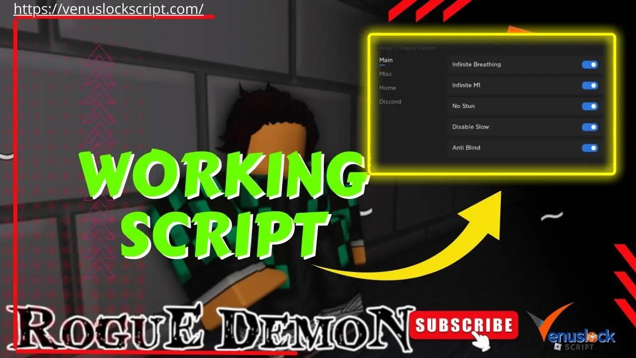 Roblox Rogue Demon Script GUI | Infinite Stamina And Breathing | New Update And Working