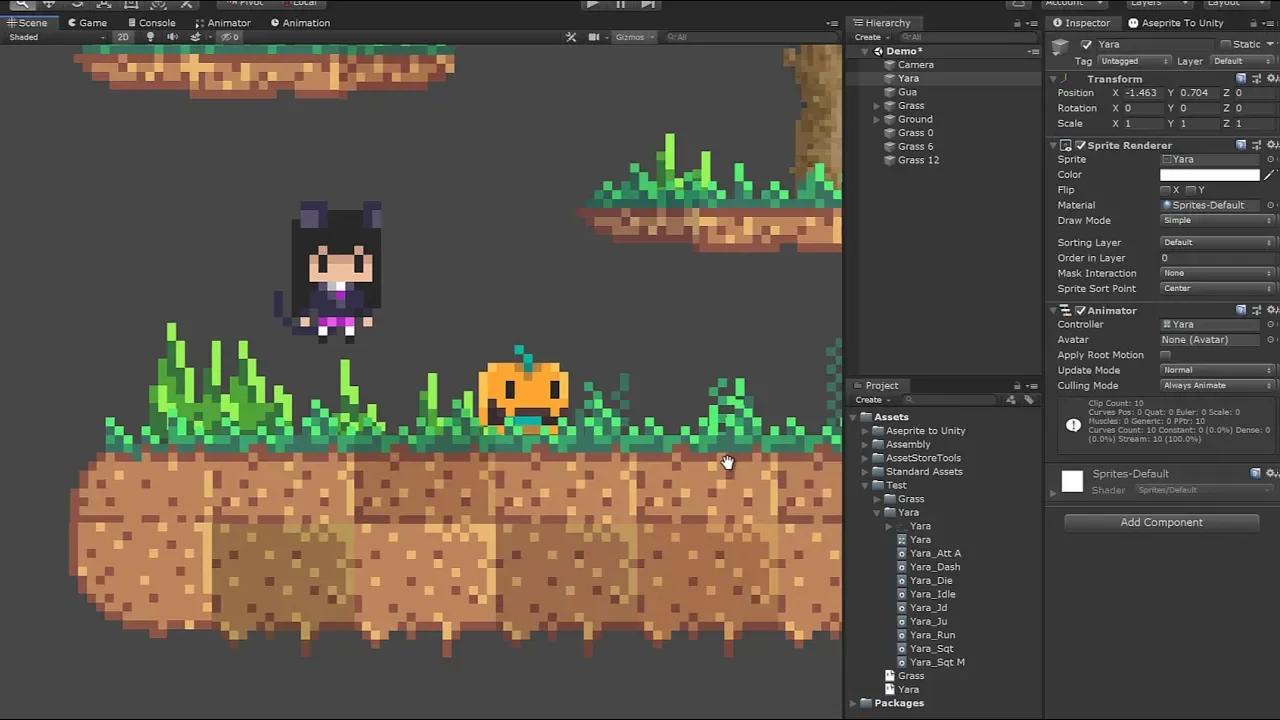 [Unity Asset Store] Aseprite To Unity v1 0 0