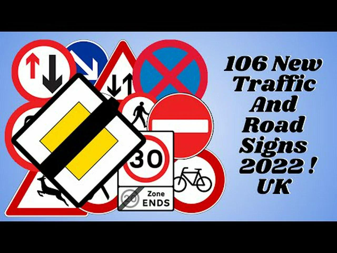 The Official DVSA Driving Theory Test / 106 Road And Traffic Signs 2022 ...