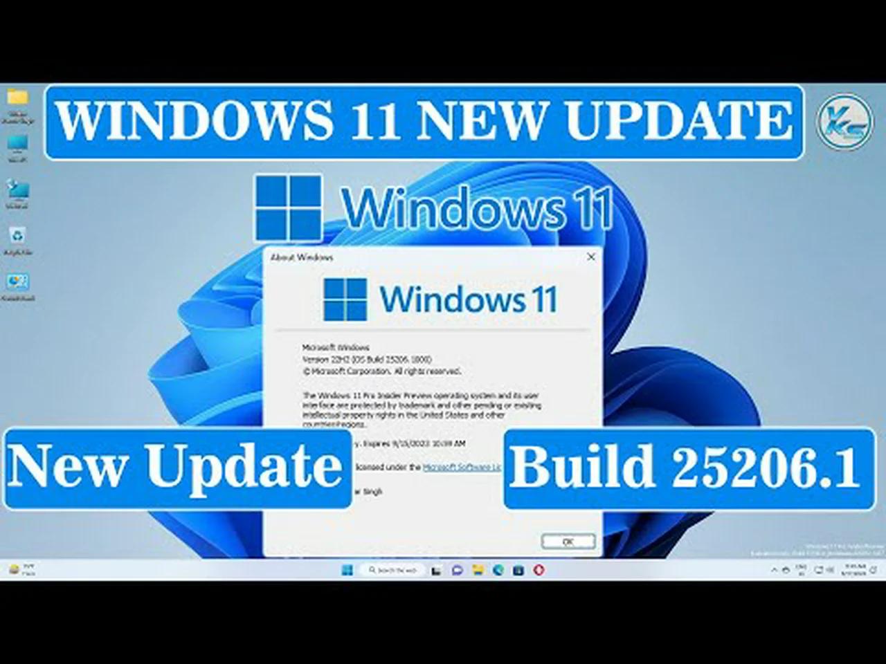Windows 11 New Update 21-09-2022 | How To Update Windows 11 Build 25206.1