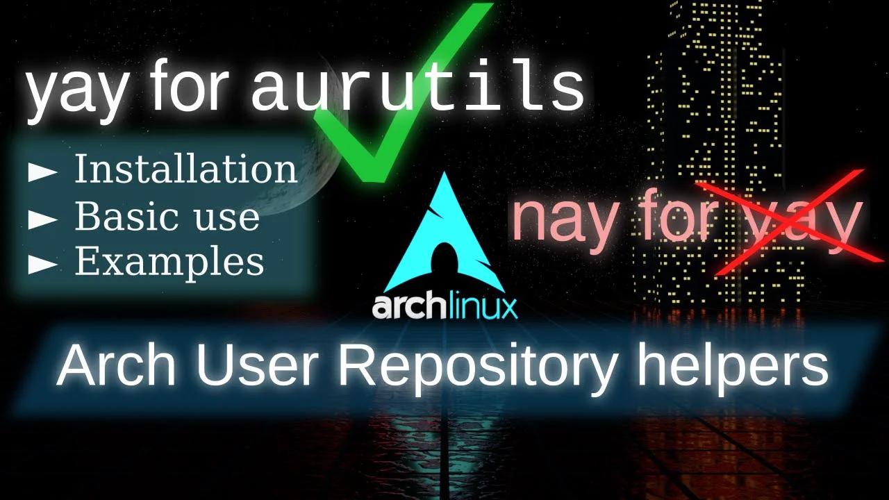 AUR helpers - Full Installation Guide for Aurutils