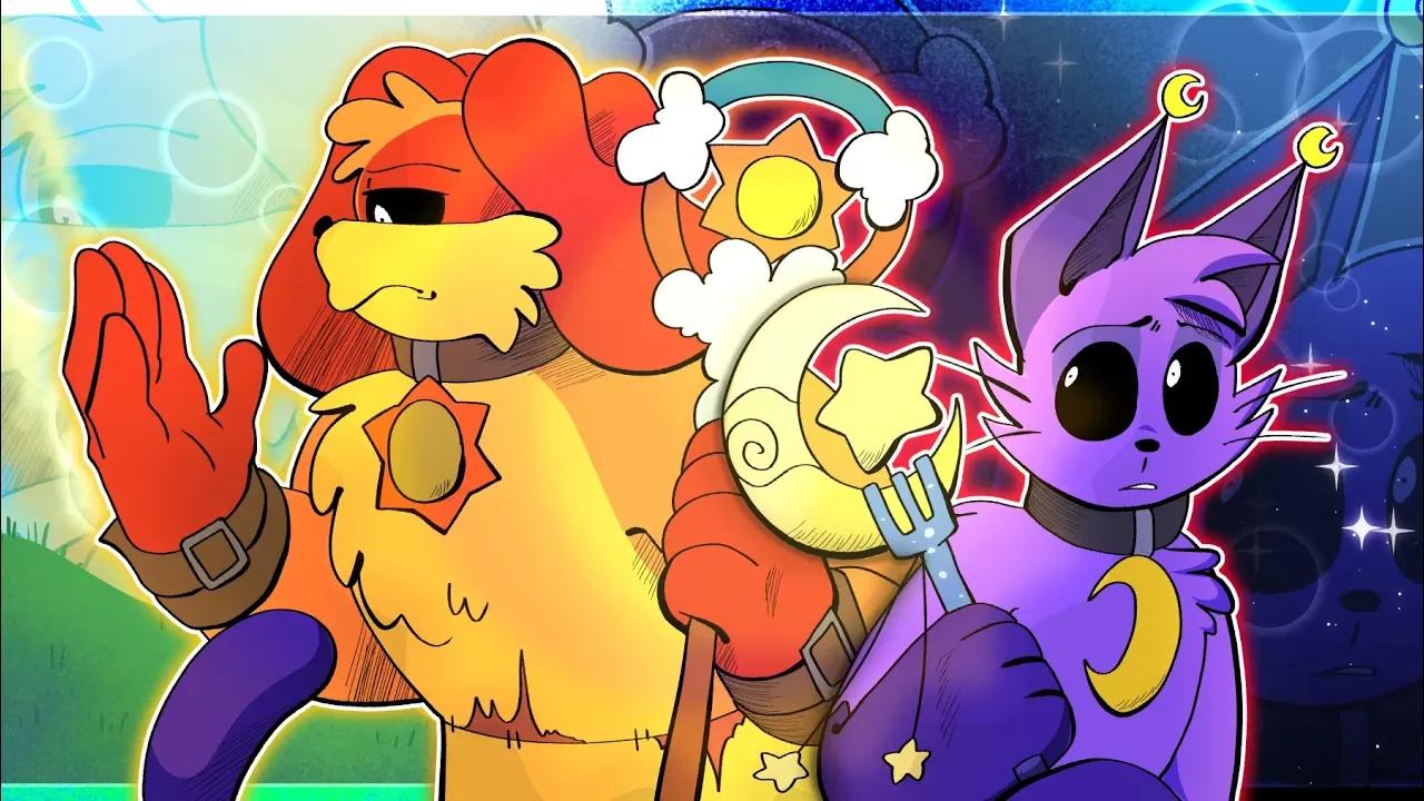 CatNap X DogDay's Godly Love Story God AU | Poppy Playtime Chapter 3┃Smiling Critters Comic Dub