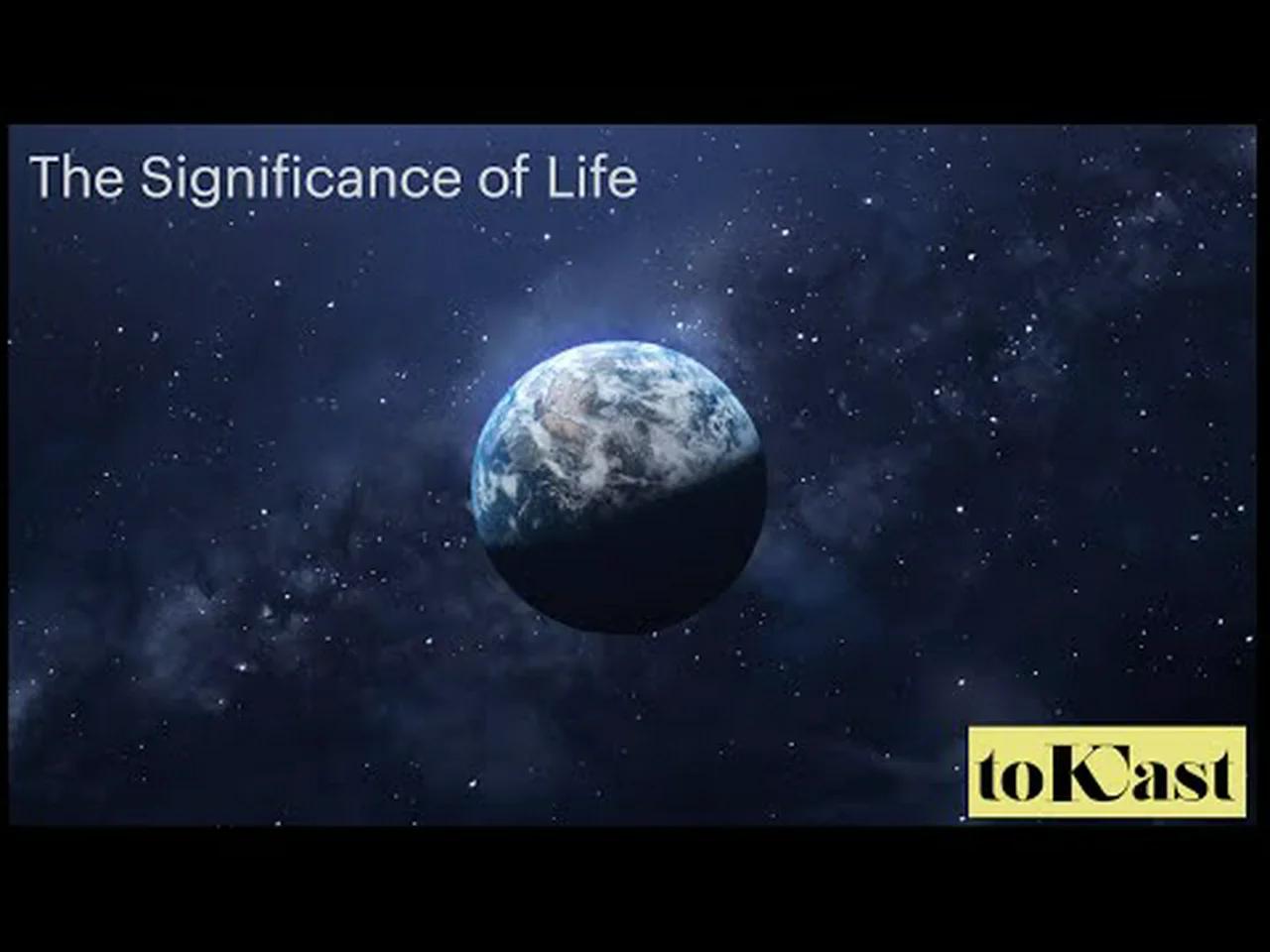 Preview to "The Significance of Life" - Chapter 8 of "The Fabric of ...