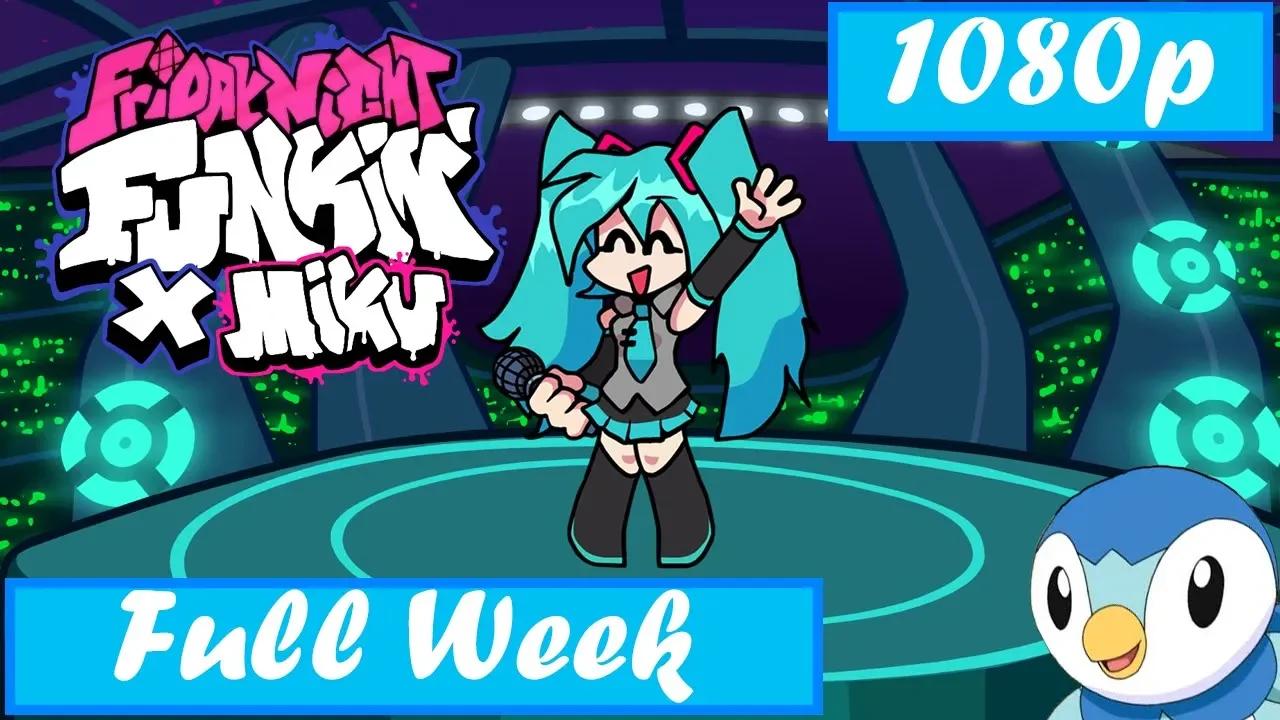 Friday Night Funkin' | Hatsune Miku Mod (Full Week) [1080p 60fps]