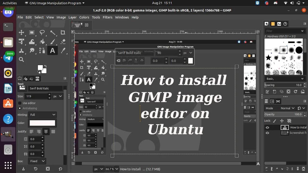 How to Install GIMP Image Editor on Ubuntu