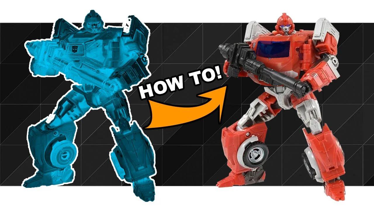 How To Make Your Own TRANSFORMERS Studio Series Digibash! (SpeedArt)
