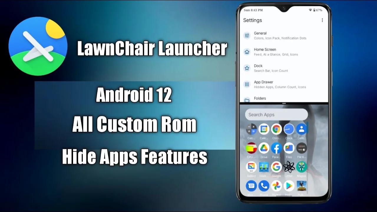 LawnChair Launcher For All Android 12 Custom Rom|Install Lawnchair ...