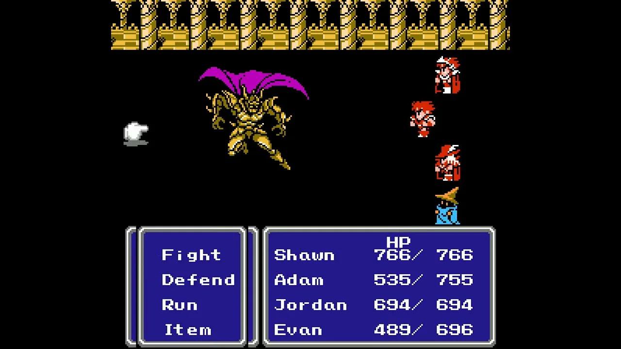 Final Fantasy III (NES) - Goldor Manor - Goldor