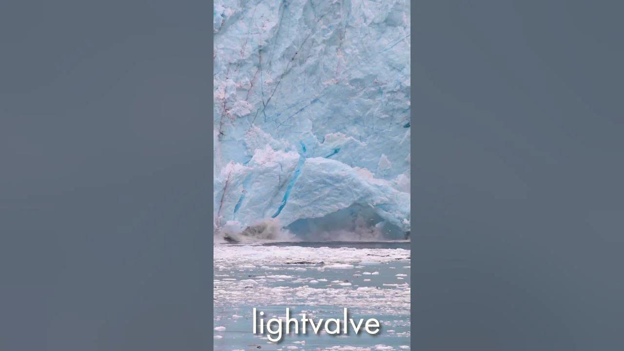 Smiley Face Ice Calving At Marjorie Glacier #icecalving # ...