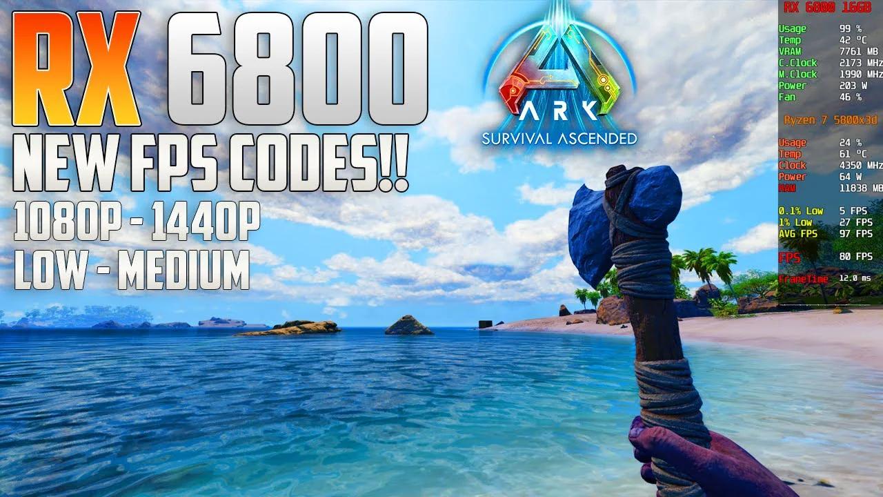 ARK Survival Ascended on the RX 6800 | 1440p - 1080p | Low & Medium