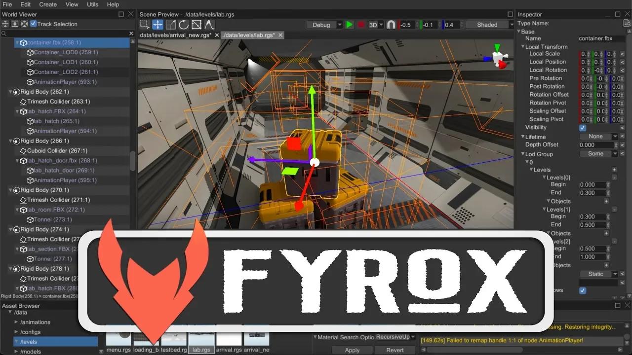 Rust Powered Fyrox Game Engine Gets a HUGE Update