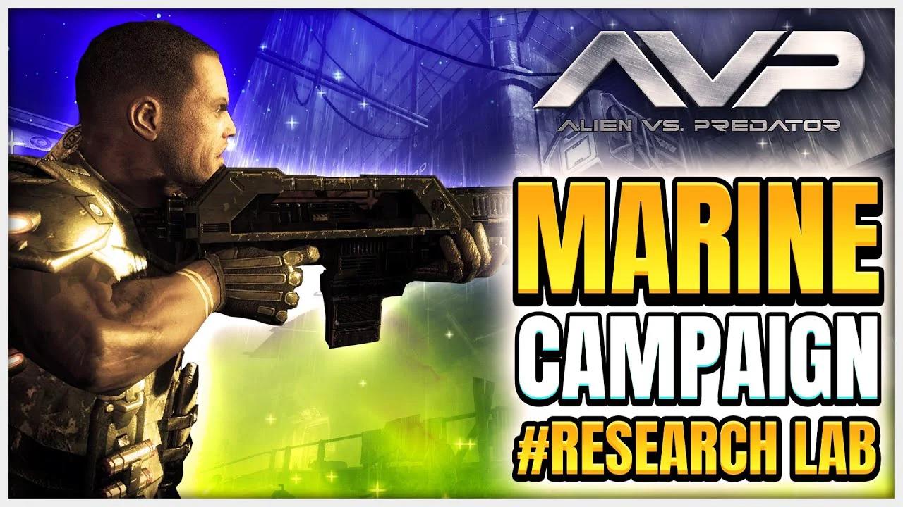 Aliens Vs Predator - Research Lab (Marine Campaign) 2K 60ᶠᵖˢ - Game ...