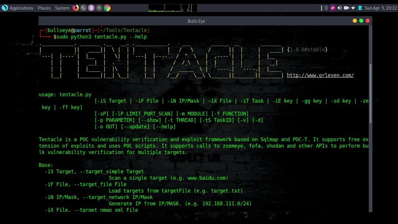 Tentacle a POC vulnerability verification and exploit framework