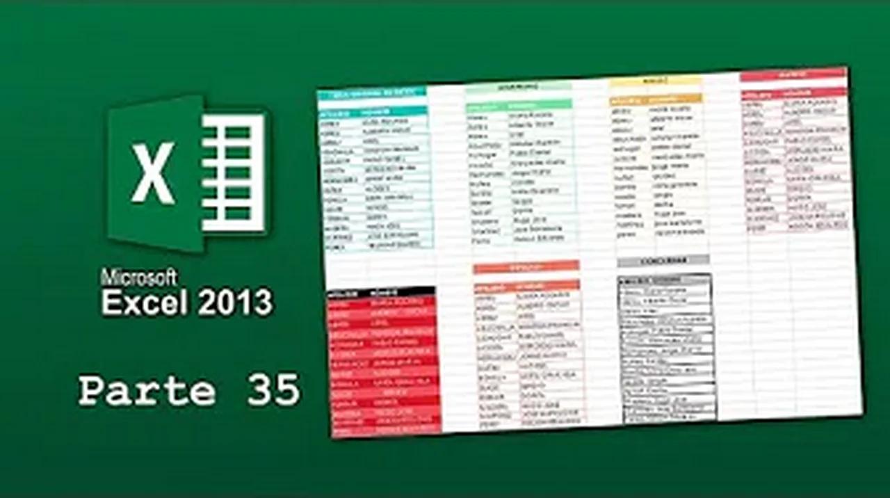 Microsoft Excel 35) Funciones de TEXTO