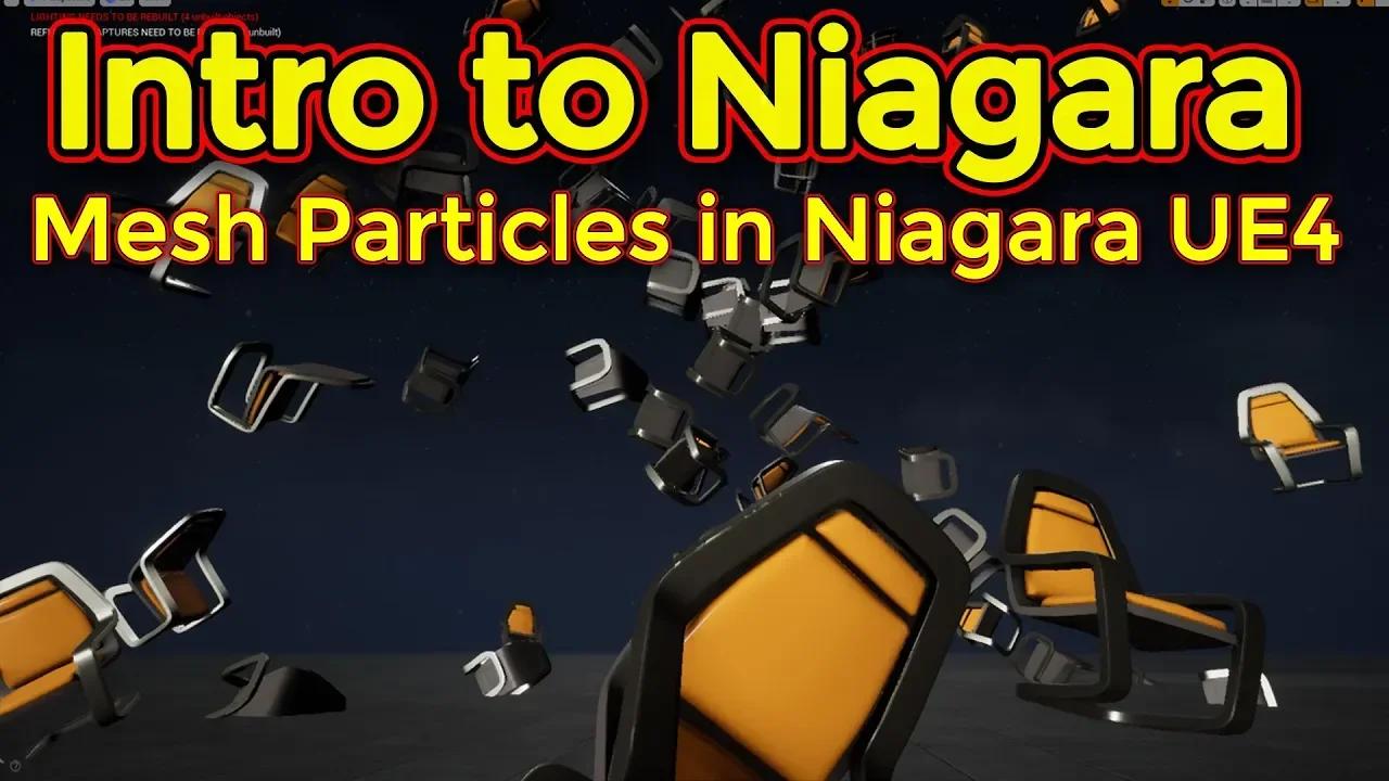 Intro To Niagara Creating Mesh Particle Emitter Unreal Engine