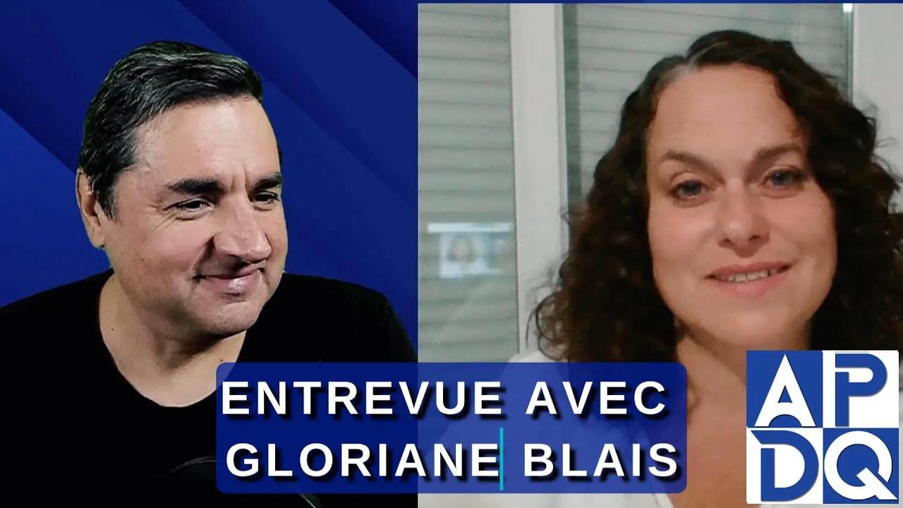 Entrevue avec Gloriane Blais - Pour l'évènement du 7 octobre à Montréal