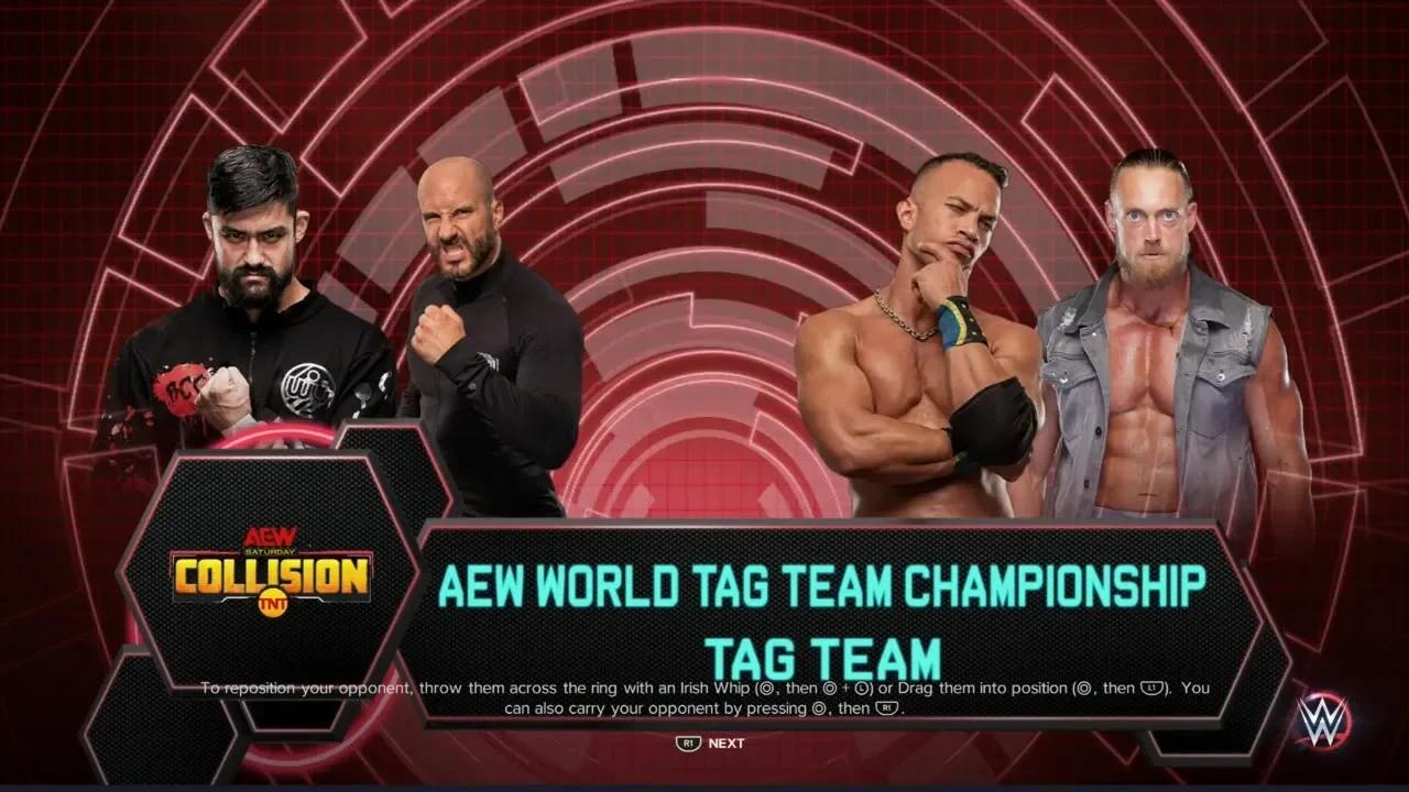 AEW Collision Ricky Starks & Big Bill vs Blackpool Combat Club for the ...
