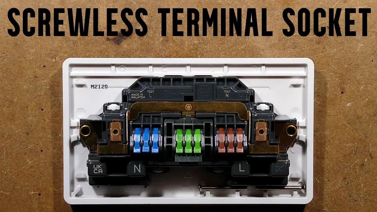 Teardown of the new MK screwless socket