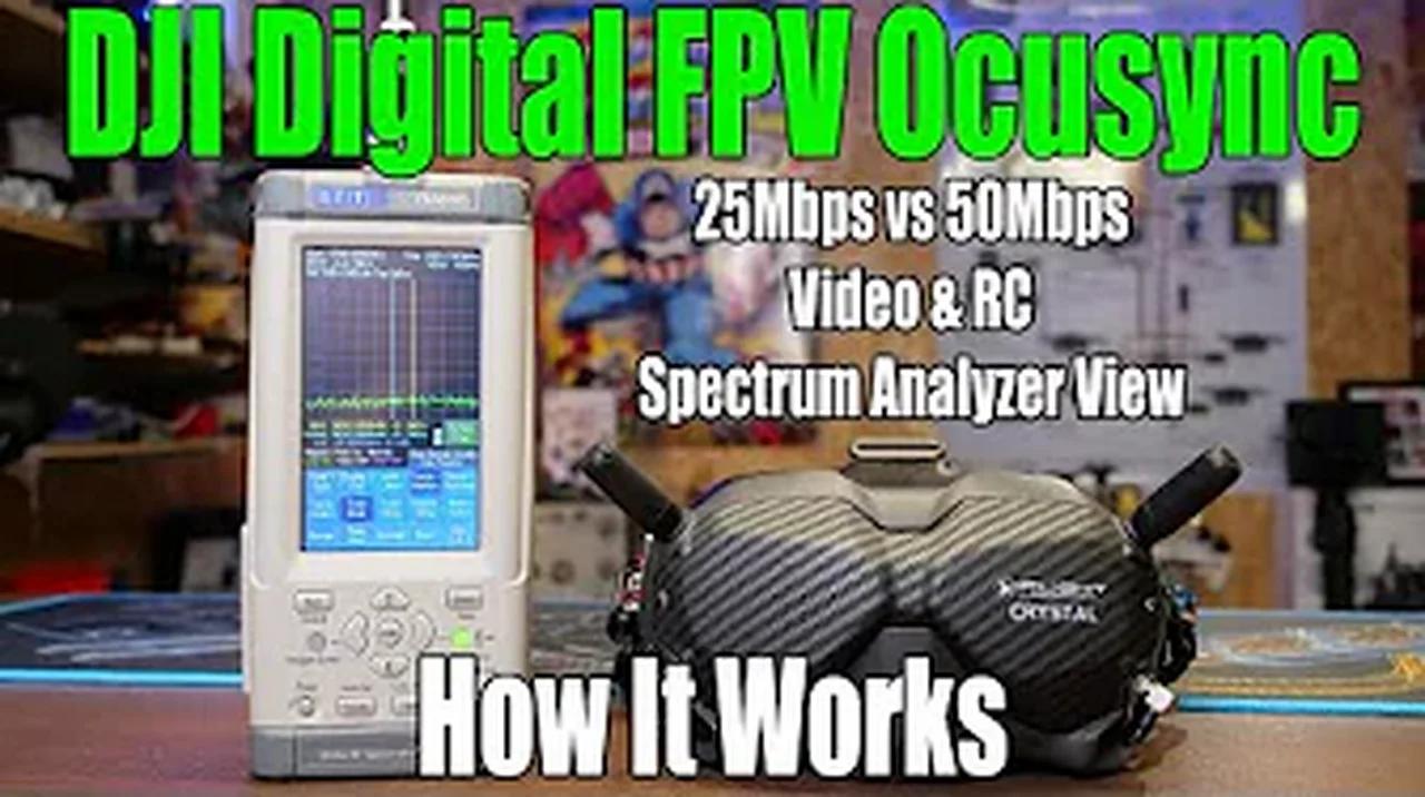 DJI Digital FPV Ocusync - A Look On A Spectrum Analyzer