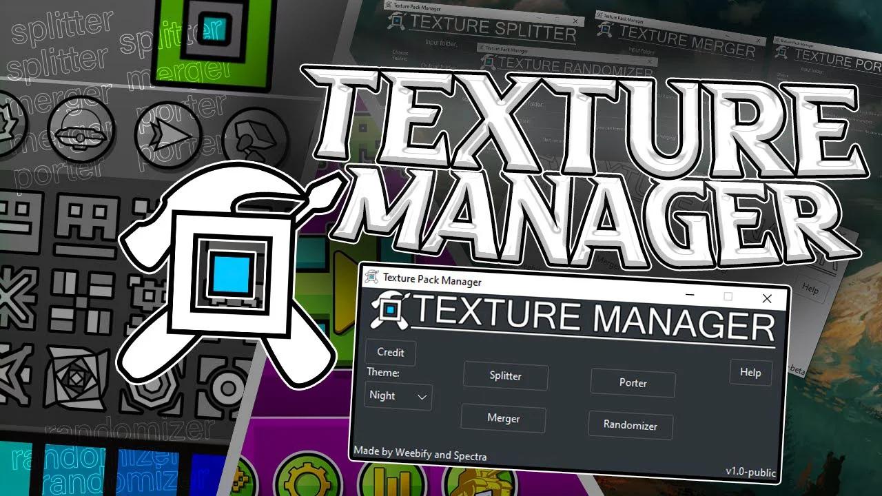 Texture Manager | Split, Merge, Port, and Randomize Geometry Dash ...