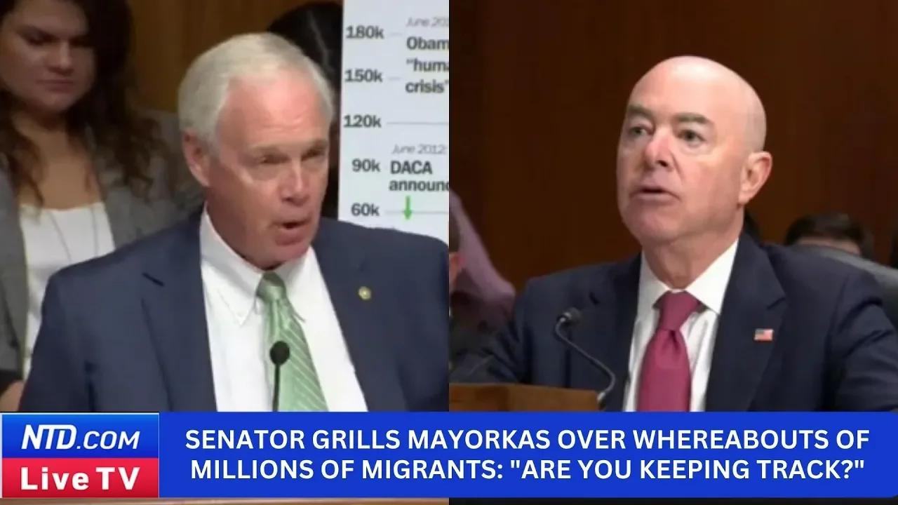Senator Grills Mayorkas over Whereabouts of Millions of Migrants: "Are ...
