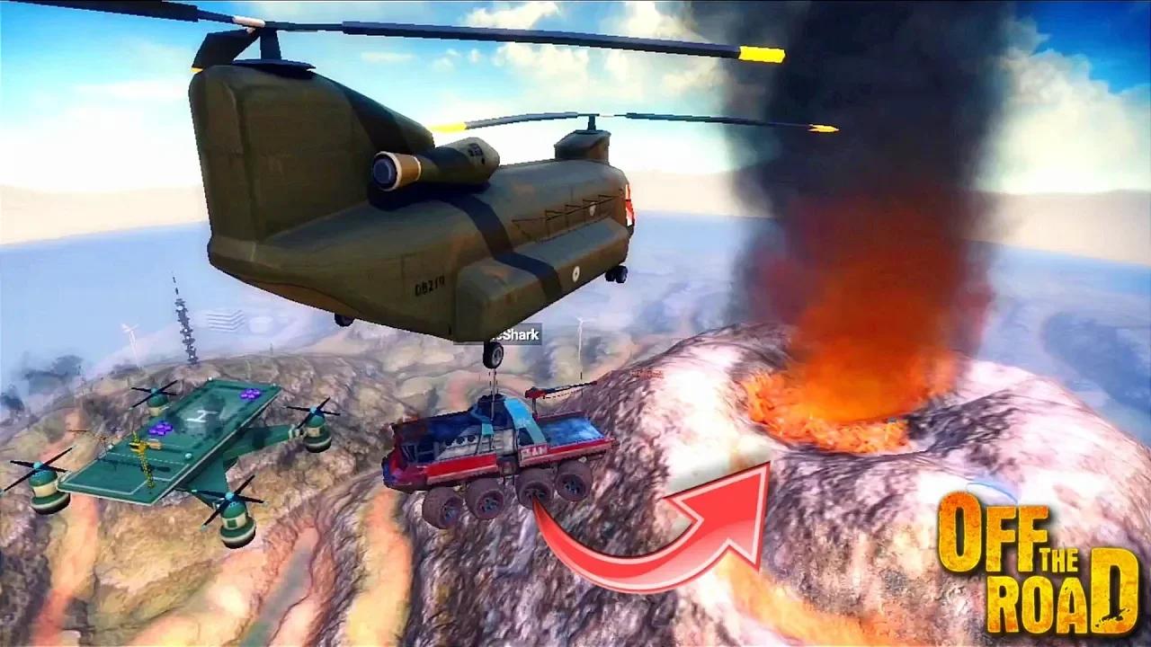 Forcefully Dropping AI Players In Volcano Lava | Off The Road OTR ...