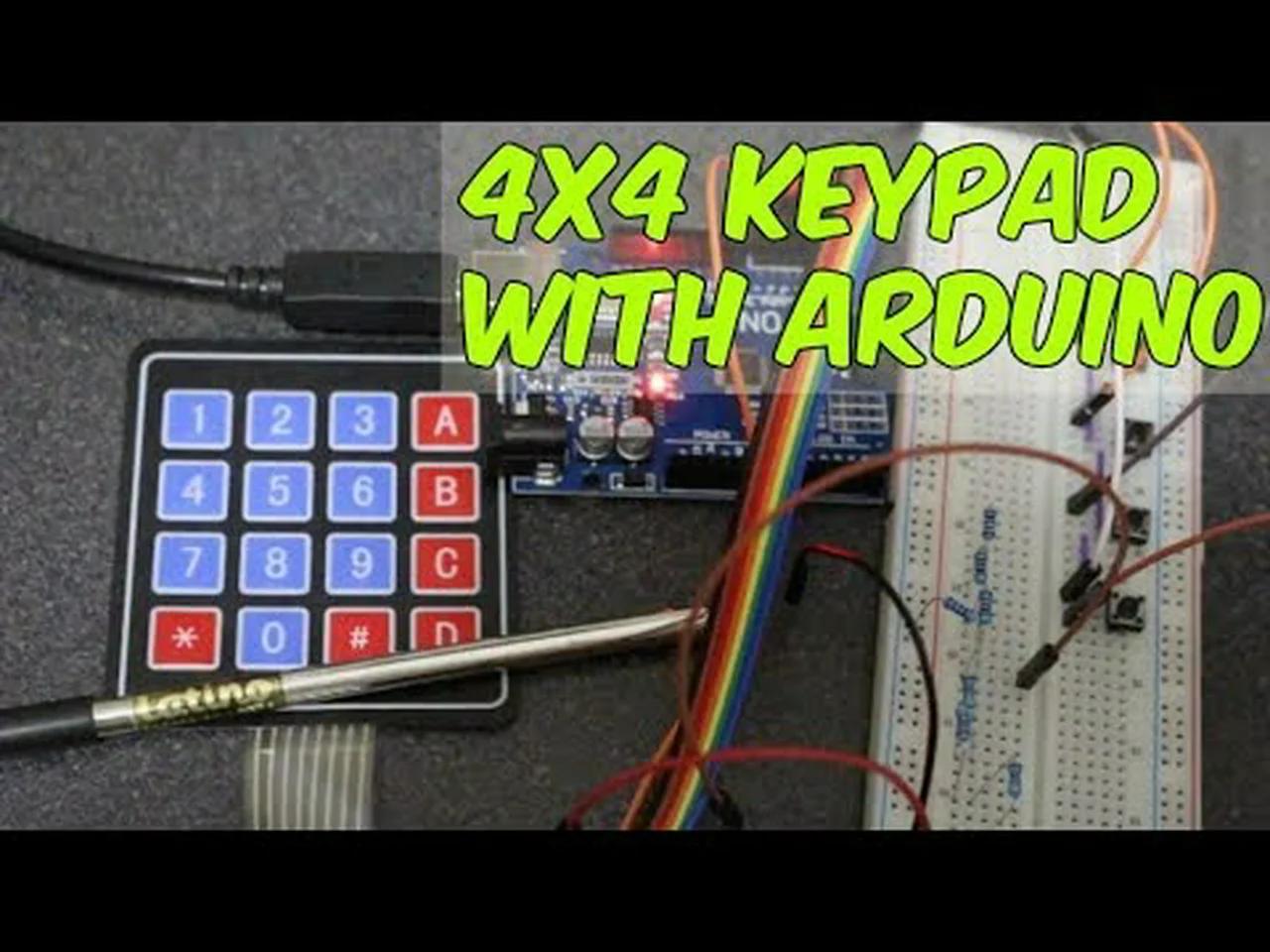 Using A 4x4 Membrane Keypad With Arduino 7998