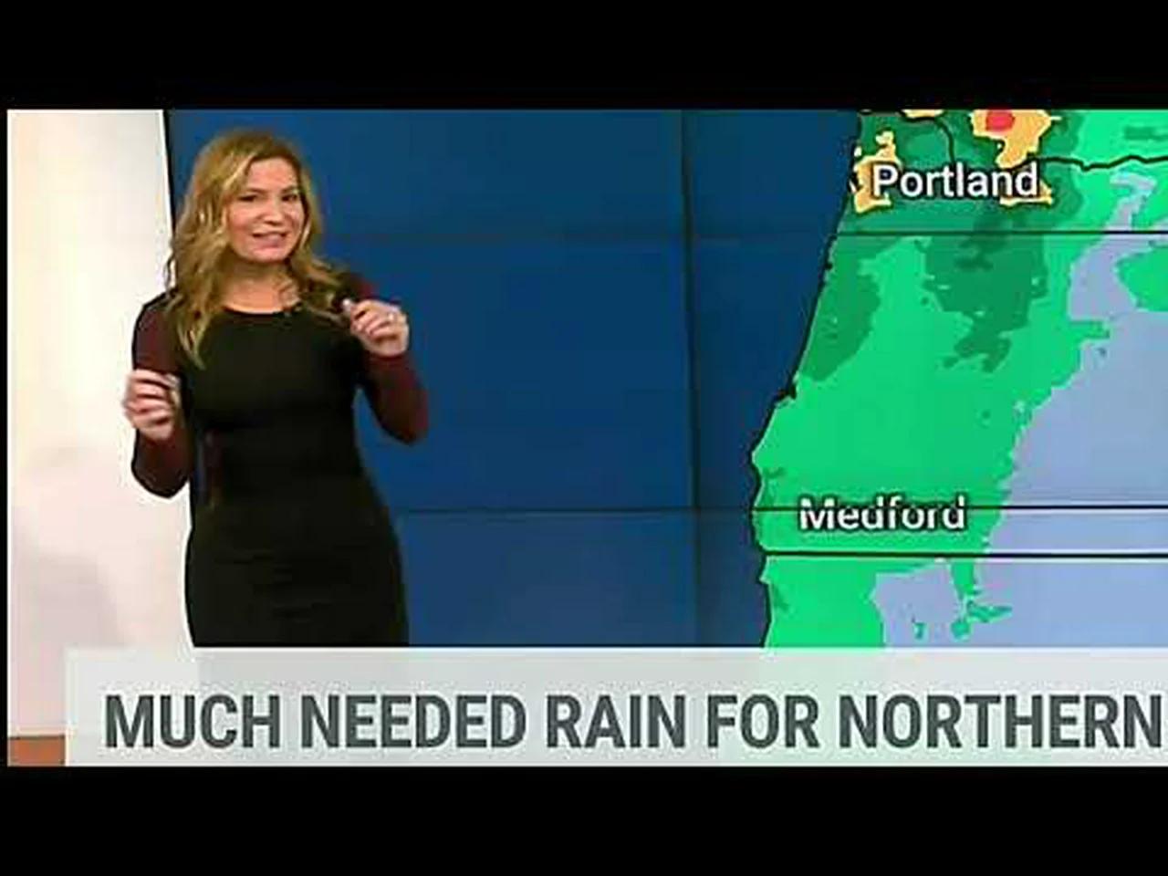 Jen Carfagno - The Weather Channel - 111921 Black Dress - Easy On The Eyes