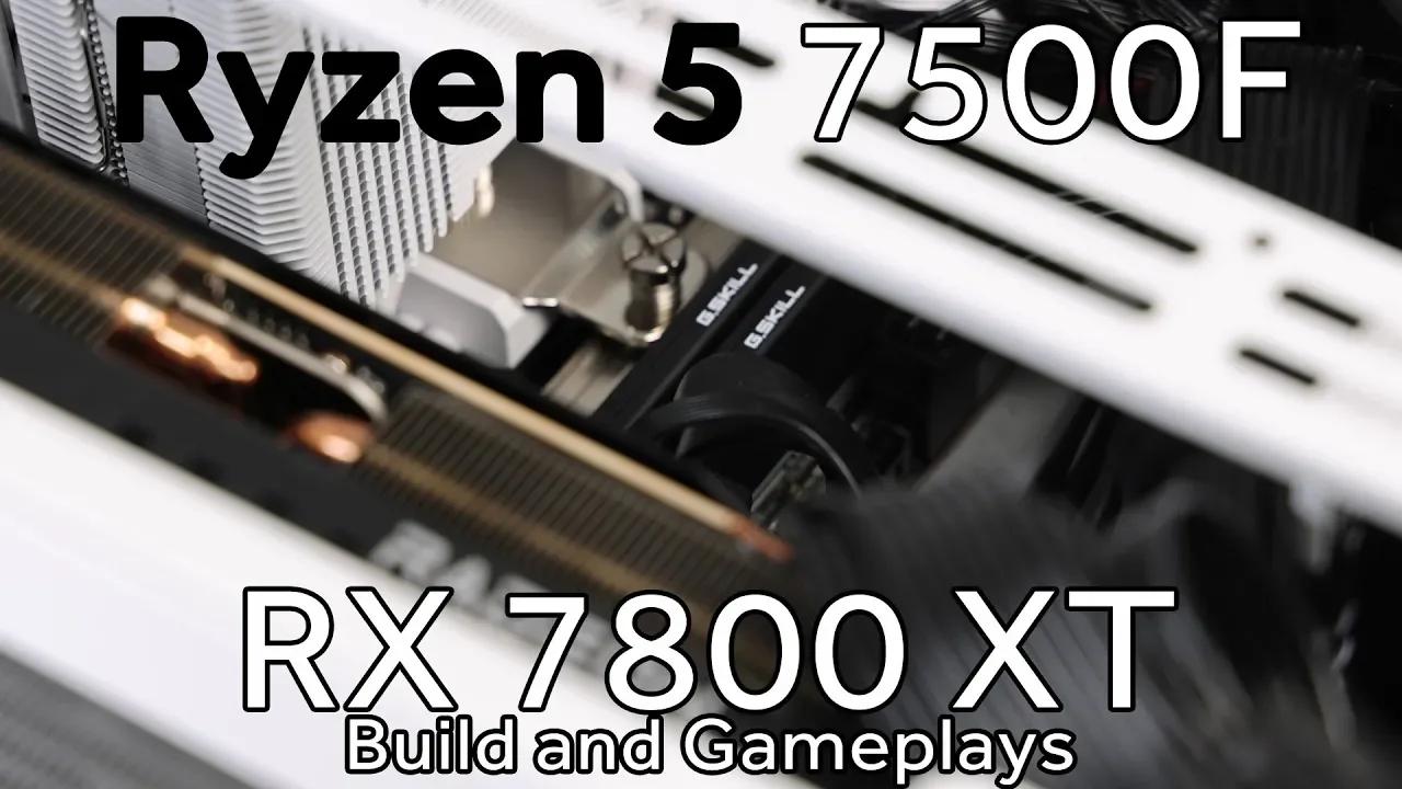 Ryzen 5 7500F & RX 7800 XT 1440p Mini-ITX Gaming PC Build in NR200P